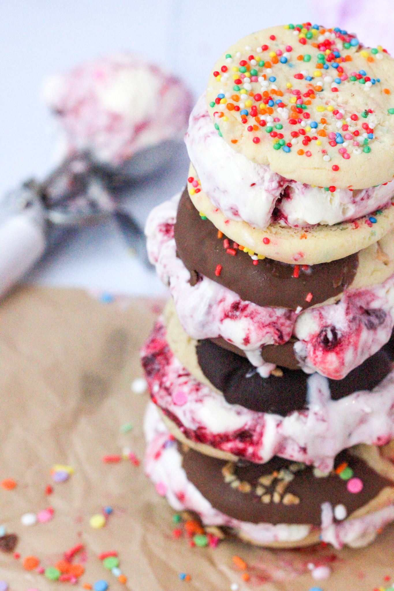 Homemade Ice Cream Sandwiches - Laying God's Table